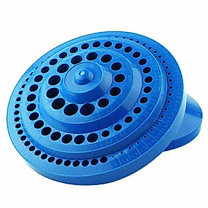 HomeSoGood Drill Bit Storage Holder Case 1-13mm Drill Bit Storage Box Round Shape Organizer Stand Household Rotatable Drill Rack(Blue)