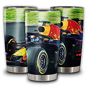 DOINB TIAN Insulated Tumbler Max With Lid Verstappen Team Racing Stainless Steel Coffee Cup 20 Oz Vacuum Tumblers Travel Mug