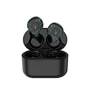 Sabbat X12 Ultra 5.0 Bluetooth Headset Earbuds Camouflage Pattern Fashion Leisure in-Ear Sports Bluetooth Headset for iPhone Samsung iPad Android (Dream Stone)