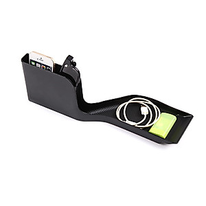 PIUGILH Car Console Organizer, Storage Box Center Console Organizer Tray Console Side Pocket Organizer Phone Storage for Ford Ranger Wildtrak 2015-2021