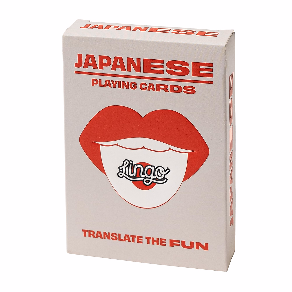 Lingo Japanese Playing Cards | Travel Flashcards | Learn Japanese Vocabulary in A Fun & Easy Way | 52 Essential Translations