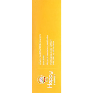 Happy Baby Organics Clearly Crafted Stage 2 Baby Food Bananas Raspberries & Oats, 4 Ounce Pouch Resealable Baby Food Pouches, Fruit & Veggie Puree, Organic Non-GMO Gluten Free Kosher (Pack of 8)
