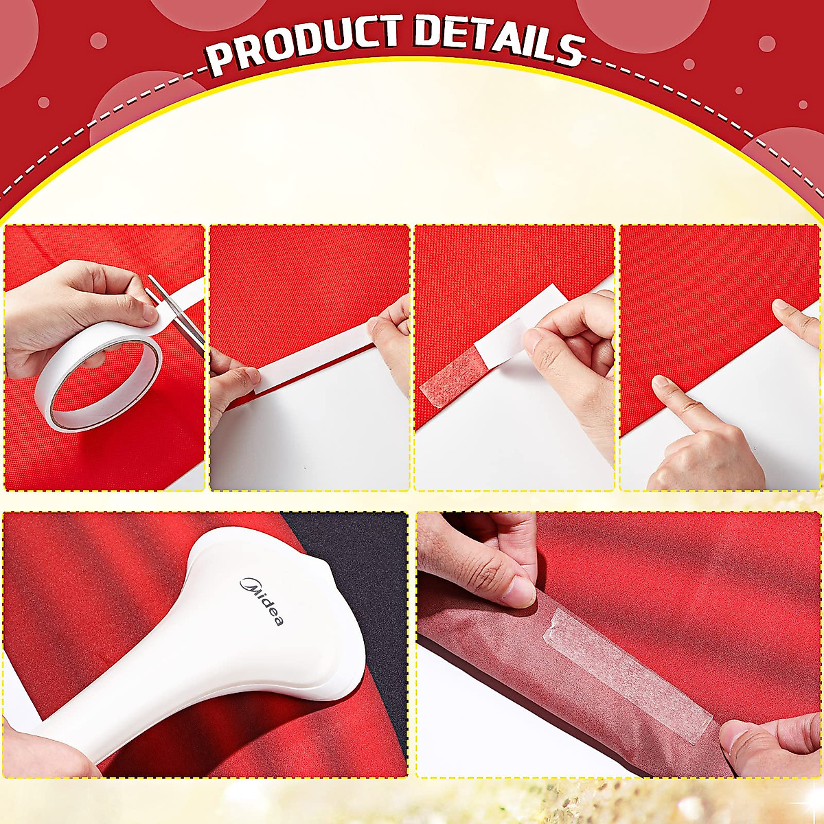 Remagr VIP Party Decorations Movie Night Party Decorations Kit VIP Door Cover 2.6 x 15 ft Red Carpet Runner Runway Rug 55 Gsm Thickness, Movie Night