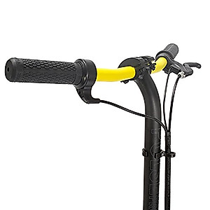 Pulse Performance Products Sonic XL Electric Scooter, Black/Yellow