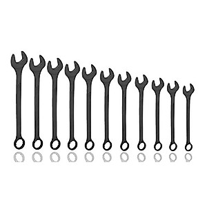 VCT 10 PC SAE Black-Oxide Jumbo Combo Wrench Set | 1-5/16" - 2" W/Carrying Pouch