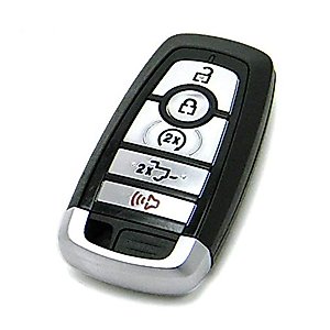 OEM 5-Button Smart Key Fob Remote Compatible With 2017-2020 Ford F-Series Truck (FCC ID: M3N-A2C93142600, P/N: 164-R8166, HC3T-15K601-BB)