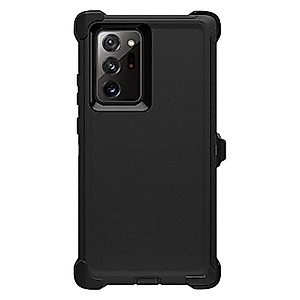 Defender Case Compatible with Samsung Galaxy Note20 Ultra Case 5G - Black