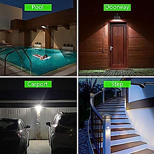 Gojiny Solar Wall Light 36 Garden Night Light LED Home Solar Wall Light Wall Mounted Outdoor Human Sensor Garden Lamp Night Lamp