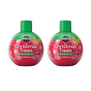 Miracle-Gro for Christmas Trees Plant Food, Hydrates Trees and Keeps Christmas Trees Green All Holiday Season, 2-Pack