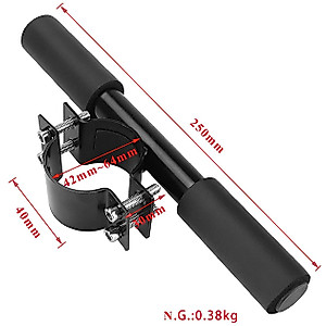 YBang Kids Handlebar Grip with LED Light for Segway Ninebot Max G30 ES1 ES2 ES3 ES4 E22 E25 Electric Scooter Handrail Non-Slip Safety Handle (Without LED Light)