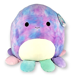 SQUISHMALLOW KellyToy - Mary The Octopus - Super Soft Plush Stuffed Toy Animal Pillow Pal Buddy Birthday Valentines Gift - 8 inches