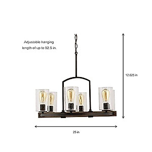 Newbury Manor Collection 6-Light Vintage Bronze Chandelier