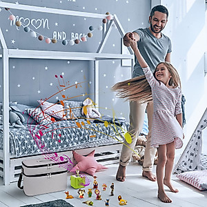 Bevegekos Storage Carrying Case Bag for Tonies/Storypods Accessories, for Tonie Characters, Charging Station & Headphone, Case Only (Large, Grey)