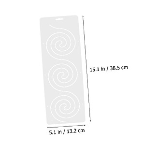 TEHAUX Quilting Stencils Grid Patchwork Quilting Tools Stencils for Quilting Patchwork Tool Quilting Quilting Stencil Ruler Sewing Template Ruler