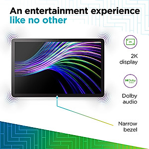 Lenovo Tab Yoga 11 11" Tablet 128GB WiFi MediaTek® G90T 2.0GHz, Storm Gray (Renewed)