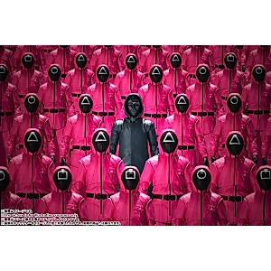 TAMASHII NATIONS - Squid Game - Masked Soldier, Bandai Spirits S.H.Figuarts Action Figure