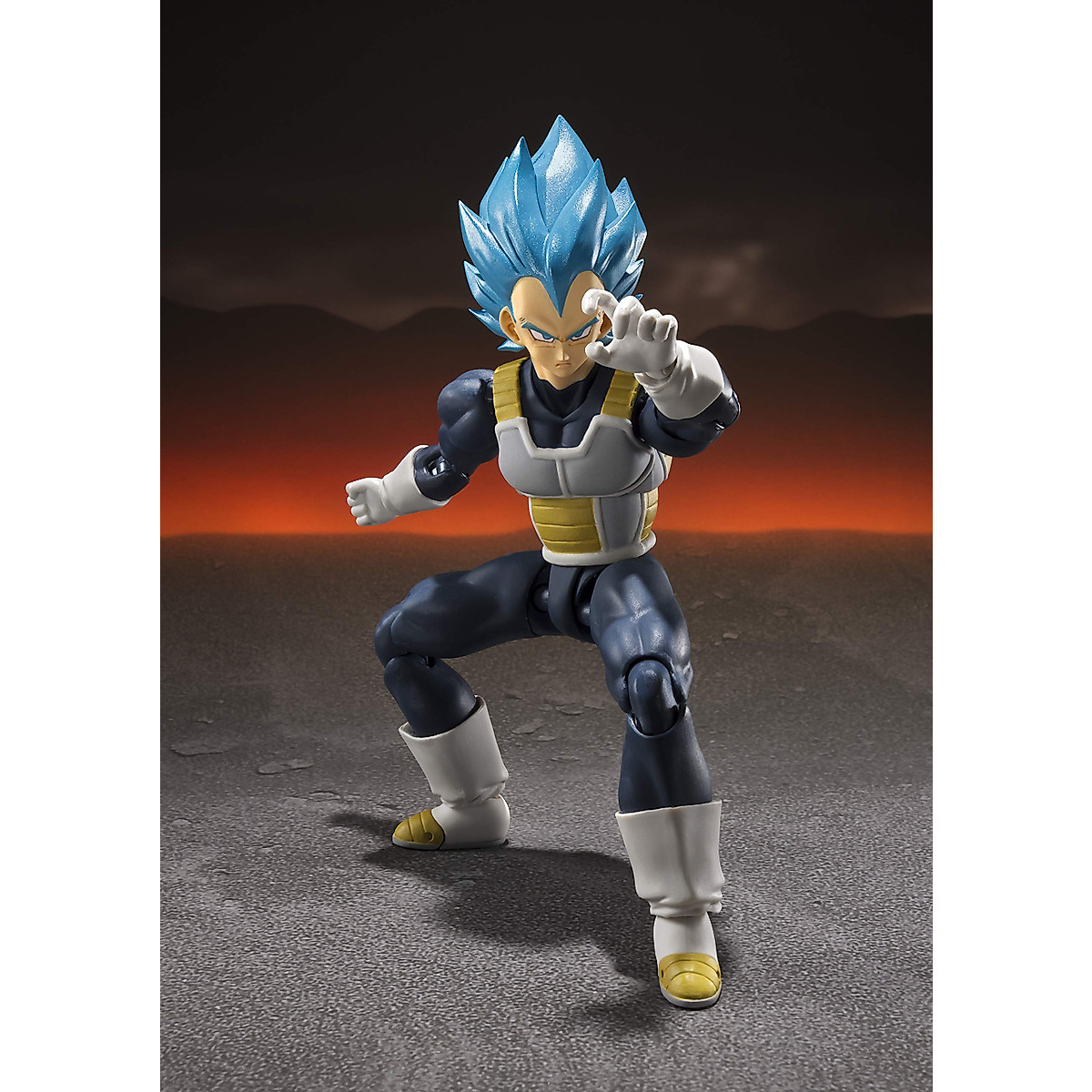 TAMASHII NATIONS Bandai S.H. Figuarts Super Saiyan God Super Saiyan Vegeta Dragon Ball Super: Broly Action Figure