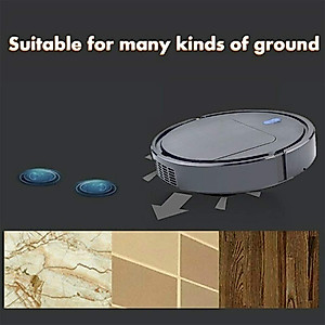 LOVIVER Robot Vacuum Cleaner, Super-Thin,Quiet, Self-Charging Robotic Vacuum Cleaner, Cleans Hard Floors to Medium-Pile Carpets - Black