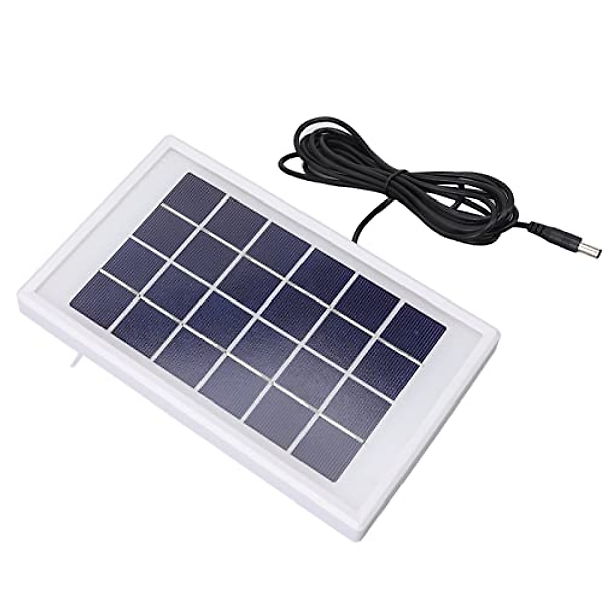 Solar Panel Charger, Lightweight Portable 3W 6V Solar Panel Low Light Efficiency for SolarStreetLights