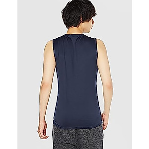 Amazon Essentials Men's Tech Stretch Muscle Shirt, Navy, Large