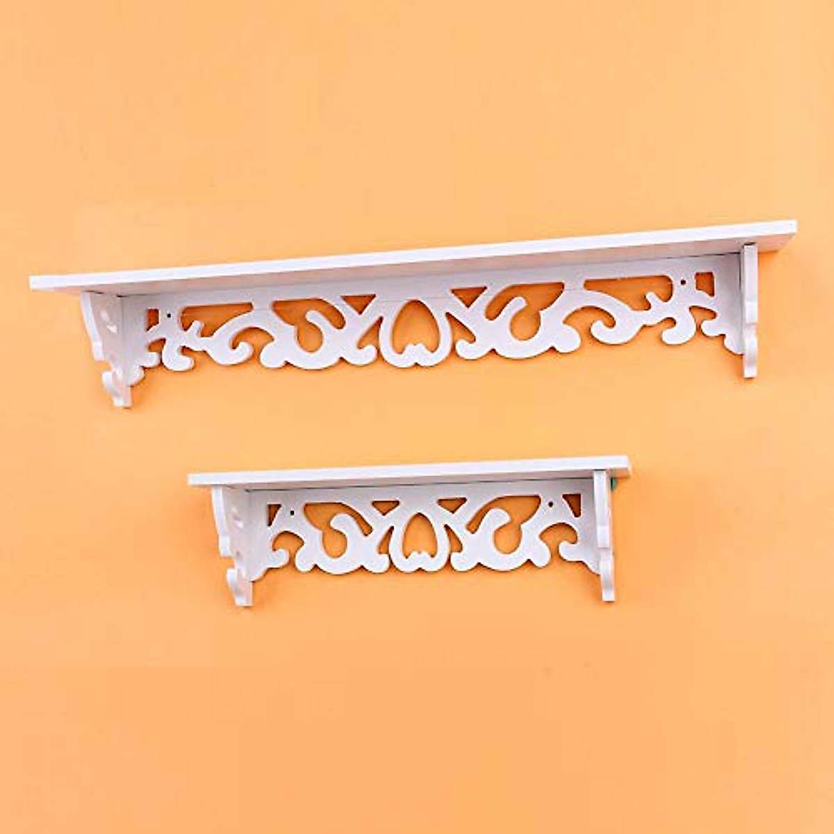 Cocoarm Wall Mounted Floating Shelves, Wall Shelf Floating Rack Floating Storage Rack Home Decor for Room Kitchen Office Bedroom Living Room Bathroom