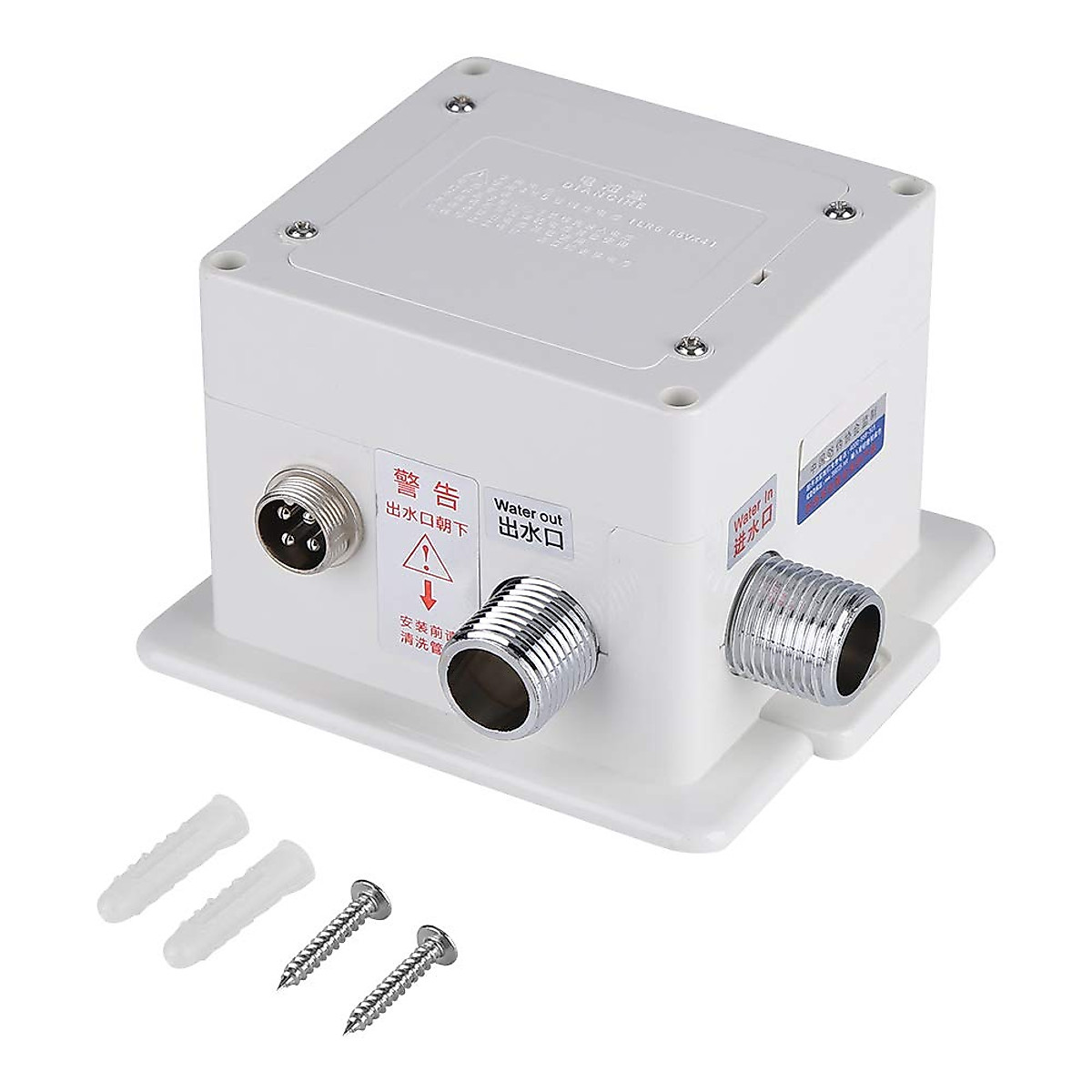 Automatic Sink Faucet for Kitchen Bathroom, Zinc Alloy Water Tap Sink Faucet Built in Infrared Sensor for Home Hotel Commercial