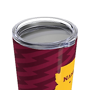 State Pride Series Tempe Arizona Edition - Personalized 20oz Stainless Steel Tumblers for Travel Keep Coffee Warm Beer Cold - Cup Mug Pool Beach Office Presents Gift