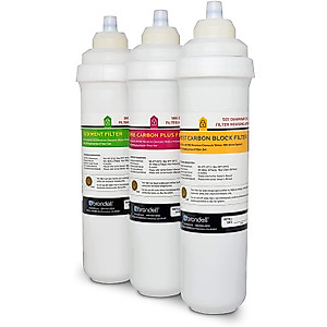 Brondell H2O+ Circle Sediment and Carbon Replacement Filter Pack (RF-20)