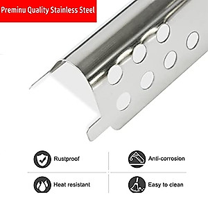 FIRXZYMZ Replacement Parts Kit for Charbroil Performance 5 Burner 463347519, 475 4 Burner 463347017 463673017 463376018P2, Heat Plates Burner Grills Adjustable Crossover Tube