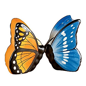 Collections Etc Magnetic Butterflies Salt & Pepper Shaker Set
