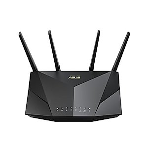 ASUS RT-AX5400 VPN WiFi 6 (802.11ax) Extendable Router, Dual Band, Included Built-in VPN, AiProtection Pro Network Security, Parental Control, Instant Guard, AiMesh-Compatible