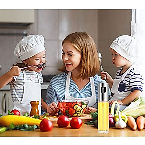 ZENG Oil Sprayer for Cooking, Glass Oil Sprayer for Cooking, Olive Oil Spray Mister, Olive Oil Spray for Salad, BBQ, Kitchen Baking