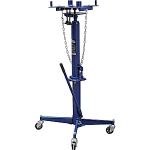TCE ATR4053U Torin Hydraulic Garage/Shop Telescoping Transmission Floor Jack: 1/2 Ton (1,000 lb) Capacity, Blue