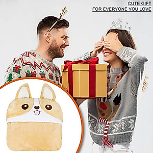 Moyel Corgi Blanket for Women Funny Cute Soft Warm Fluffy Fuzzy Wearable Blanket Hoodie Corgi Gifts for Corgi Lovers Mom Girlfriend Wife Friend Sister for Christmas Birthday