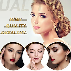 6 Pairs Reusable Self Adhesive Eyelashes No Glue or Eyeliner Needed Waterproof Natural Look False Lashes Extension Stable Stick on Eyelashes False Eyelashes Gift for Women Girls, 3 Style