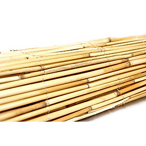 Backyard X-Scapes Natural Reed Fencing Decorative Fence for Backyard Garden Fencing Divider 4 ft H x 8 ft L