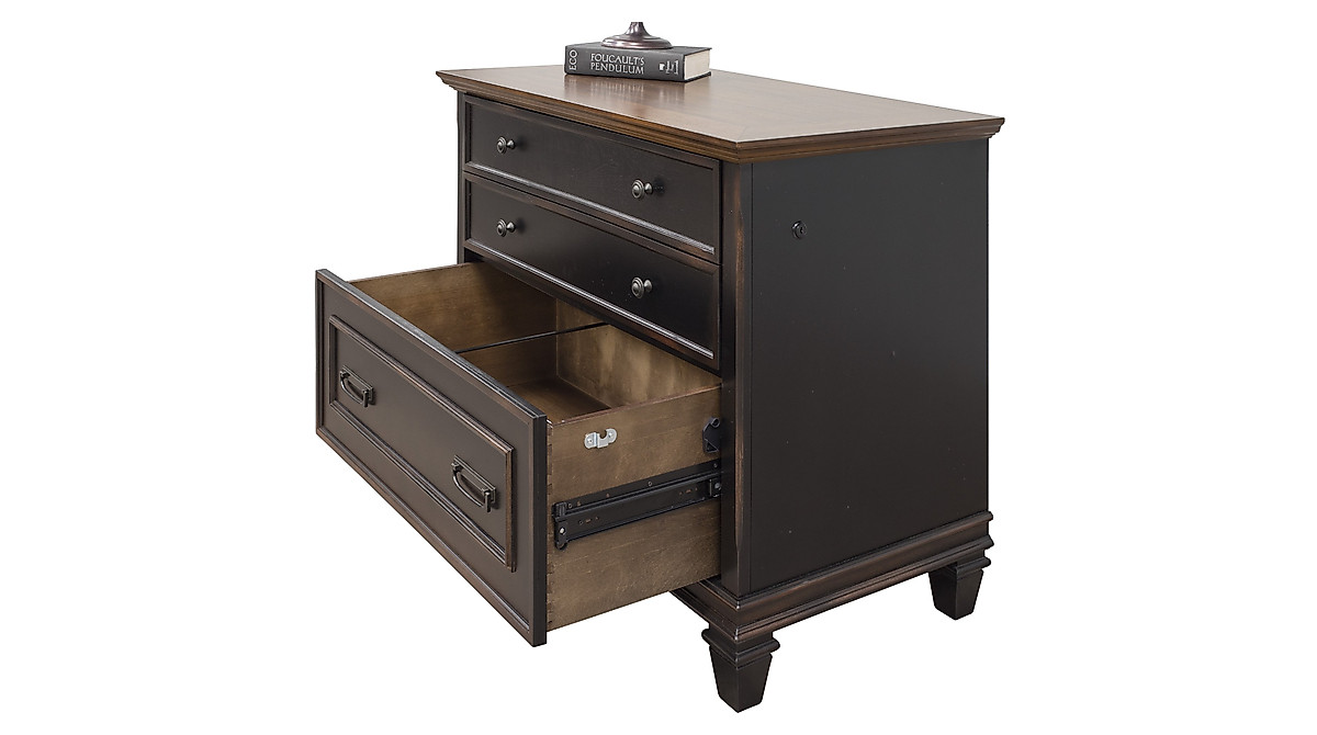 Martin Furniture Hartford Desk & File Cabinet - Fully Assembled ...