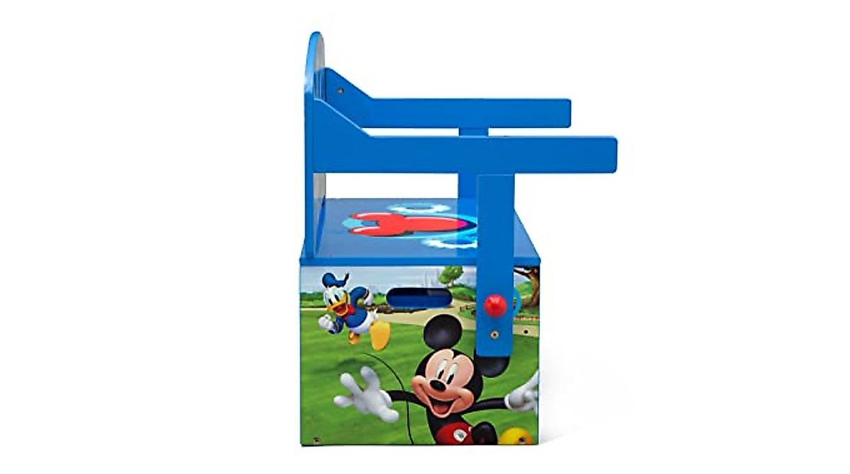 Disney Mickey Mouse Kids Convertible Bench | Safe & Versatile Furniture