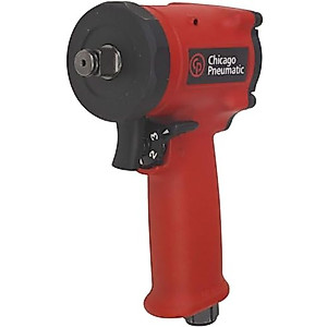 Chicago Pneumatic CP7732 1/2 Inch Air Impact Wrench, Steel Front Cover, Aluminum Body, Jumbo Hammer, One-Hand Operation, Max Torque Output 450 ft-lbs / 610 Nm, 9000 RPM