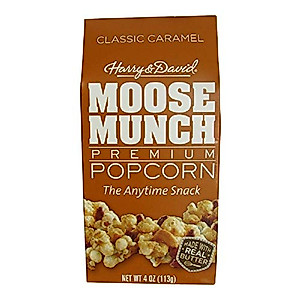 Harry and David Moose Munch Premium Popcorn - Classic Caramel - 4.5 Oz Box