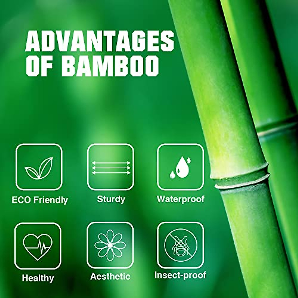 WTZ Corner Shelf, 5 Tier Bookshelf, 70.8 Inch Tall Bookcase, Open Ladder Book Case, Modern Bamboo Corner Storage Bookshelf Stand in Living Room, Bedroom, Office, Kitchen, White