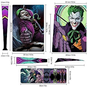 Skins Standard for PS5 Disk Edition Console and Controller Anime Wrap,Compatible with Playstation 5,Easy to Paste Style M
