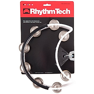 Rhythm Tech Tambourine, White, inch (DST20)