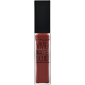 Maybelline Color Sensational Vivid Matte Liquid Lipstick, Coffee Buzz, 0.26 fl. oz.