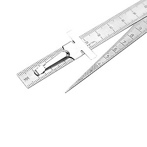 High-Precision Stainless Steel Gap Ruler Wedge-Shaped Feeler Gauge Tapered Ruler Measuring Tool
