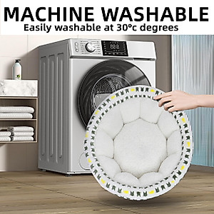 AIWIKIDE Super Soft Small Dog Bed & Cat Bed, Anti-Anxiety Puppy Cuddler Bed, Cozy Round Fluffy Plush Pet Bed, Machine Washable Faux Fur Donut Cuddler Cat Bed …