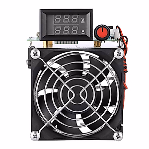 Electronic Load Tester, DC12V 0-20A 250W Battery Capacity Current Tester Discharge Monitor Module for Testing Discharge Board Burn-in Module