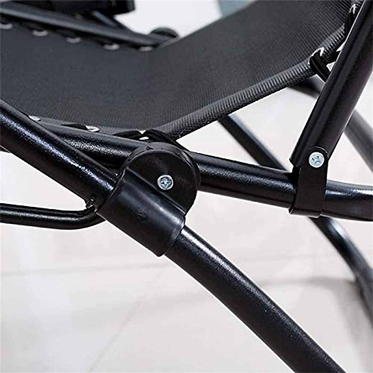 NOALED Outdoor Relax Chair,Outdoor Folding Sun Lounger for Lunch with Cup Holder, Zero Gravity Terrace Folding Desk Beach Lounger