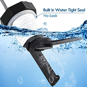 Flow Switch Compatible with Hayward Salt System, Upgrade Design, Built in Circle Gasket and Tape, 15 Feet Cable, Without Tee, BLUE WORKS