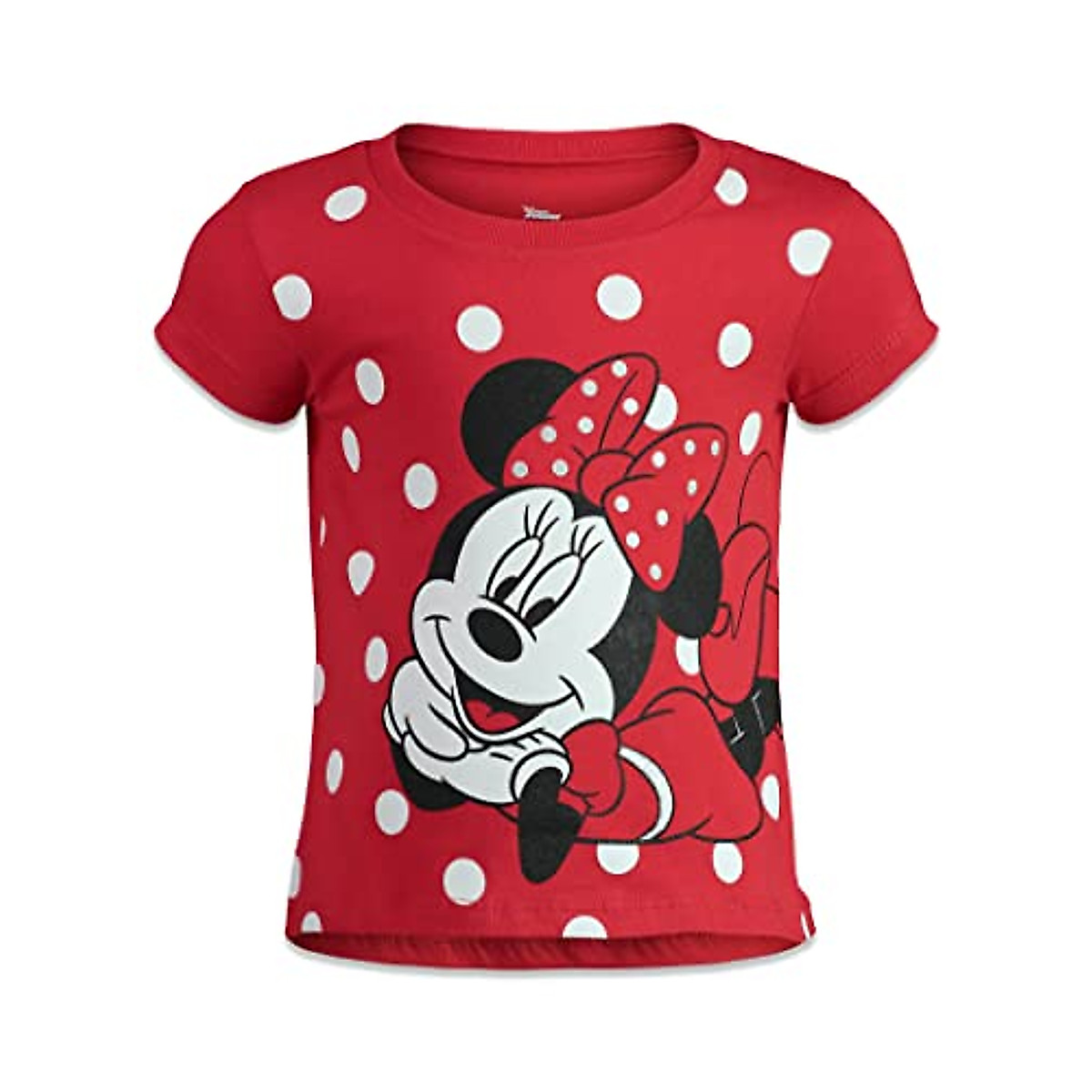 Disney Mickey Mouse Minnie Mouse Little Girls 4 Pack T-Shirts 6-6X